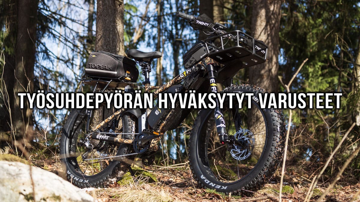 Työsuhdepyörä varusteet | Lisävarusteet työsuhdepyörään